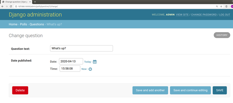 Writing Your First Django App Part2 9편 장고쟁이